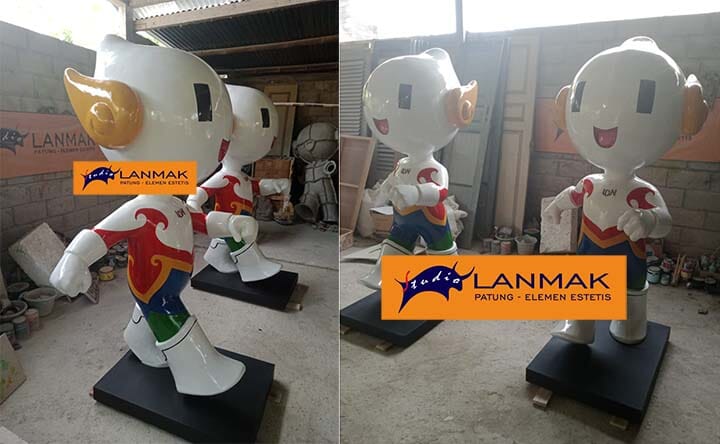 Jasa Pembuatan Patung Maskot, Kartun, Karikatur, Karakter